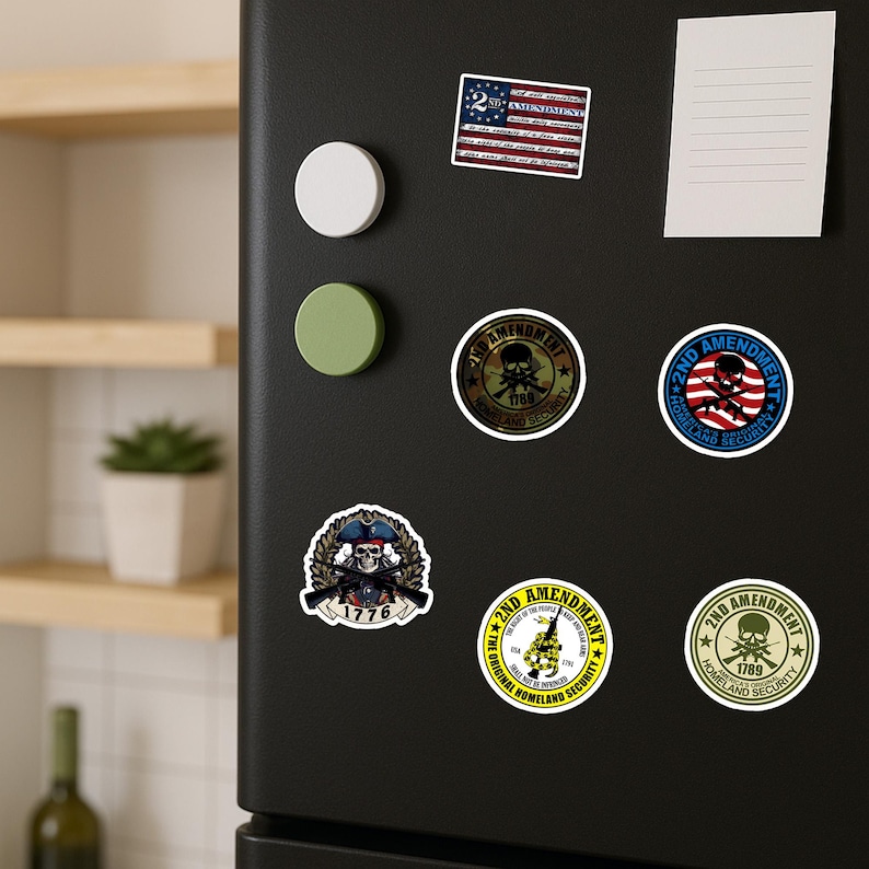 60PCS 2nd Amendment Beretta Stickers – Pro-gun Rights Vinyl Decals ...