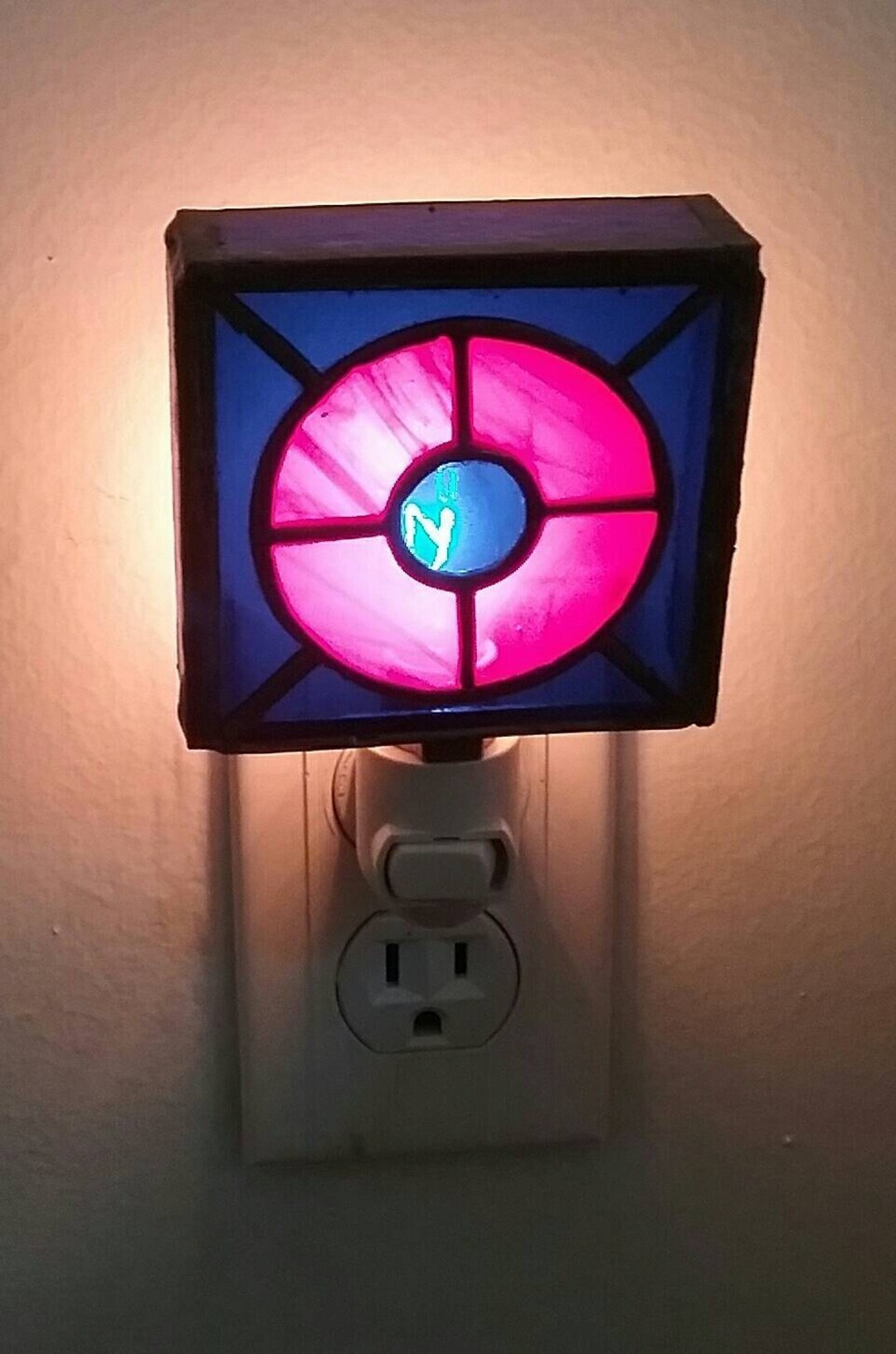 Stained Glass Donut Night Lite - Etsy