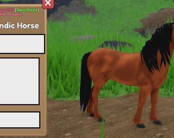 Wild Horse Islands: Roblox. Island Unique Hair/ IUH - Etsy