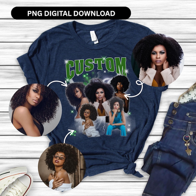 Bootleg PNG, Rap Tee, Canva Editable Template, Custom Bootleg T-shirt ...