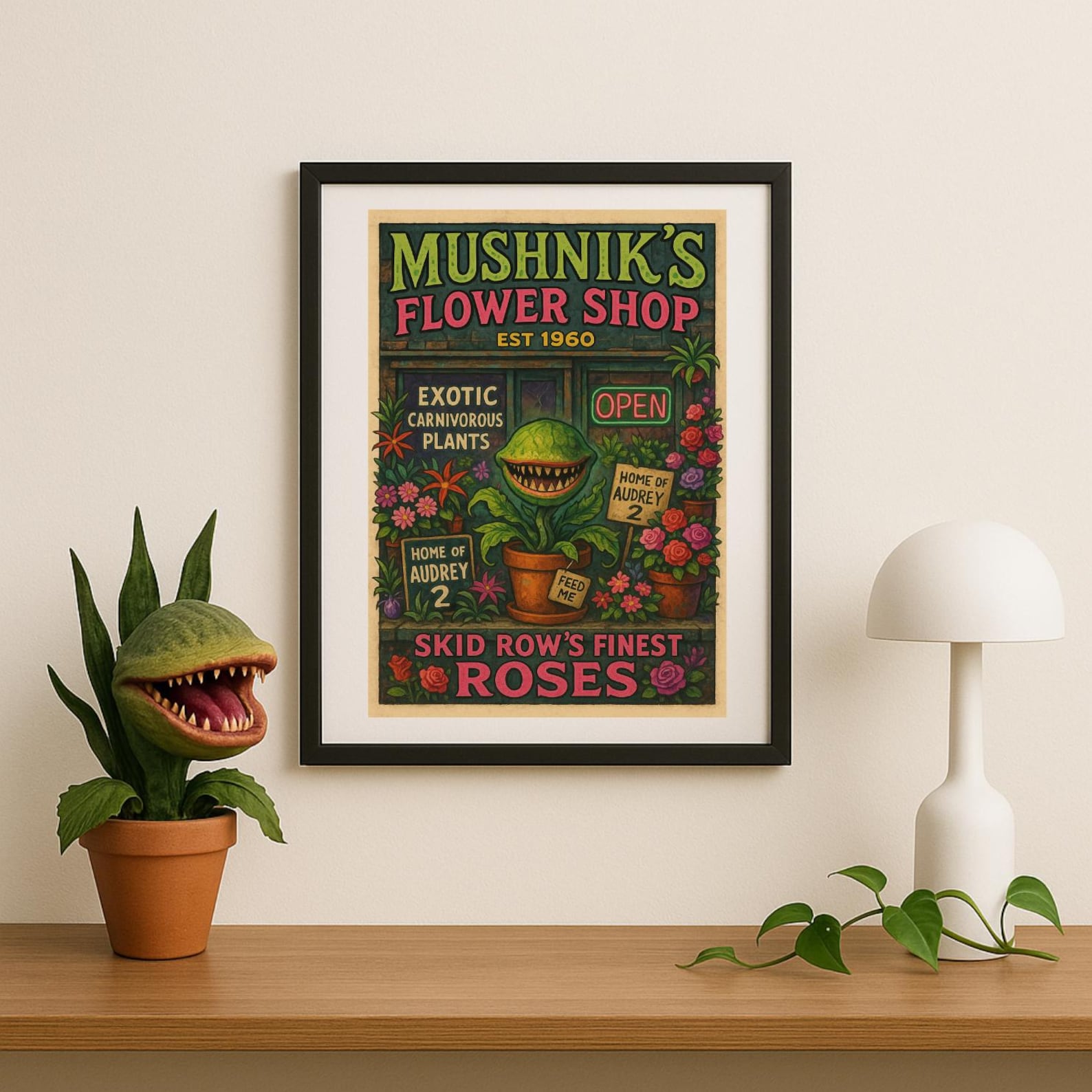 Mushnik’s Flower Shop – Little Shop of Horrors Vintage Poster - Etsy