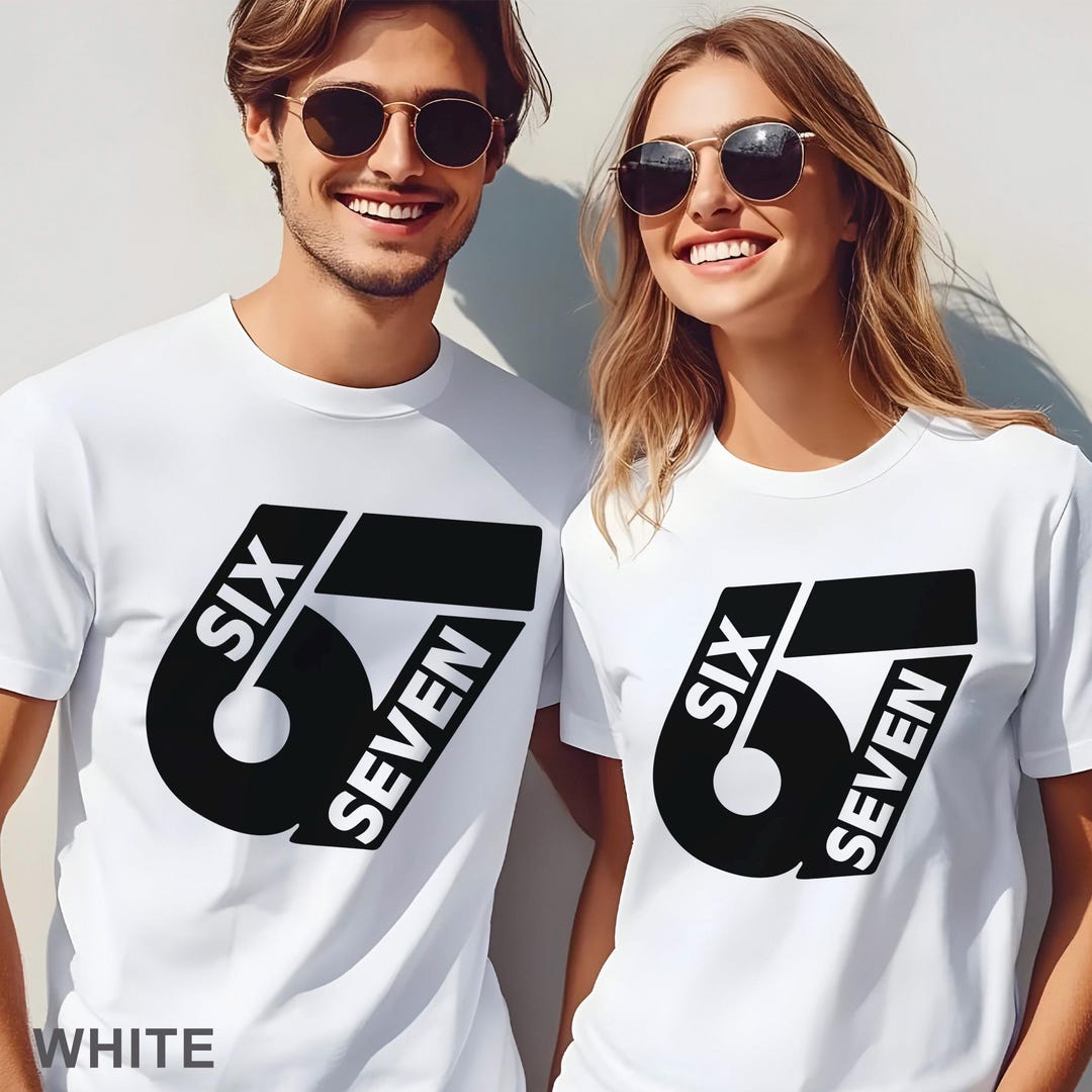 Six Seven Shirt, 6 7 Funny Number Meme Shirt, Viral Tik Tok Saying ...
