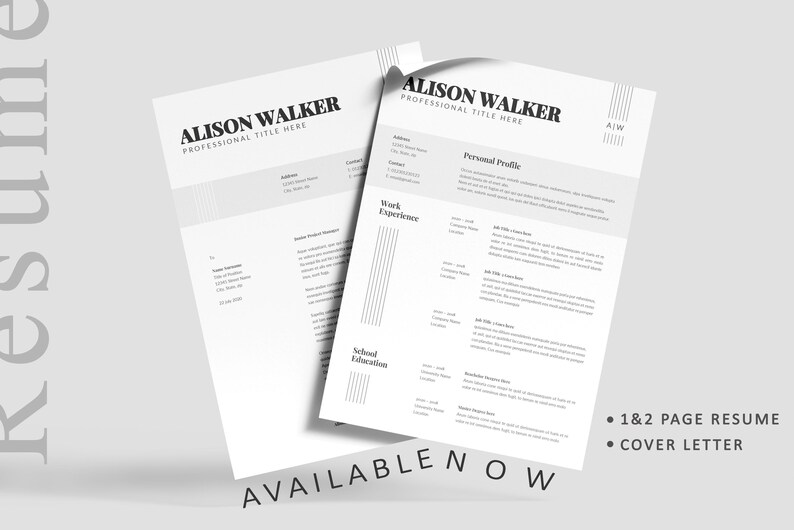 ATS Resume Template | Resume Template 2025 | Modern Resume Template ...
