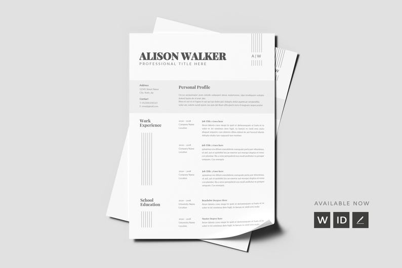 ATS Resume Template | Resume Template 2025 | Modern Resume Template ...