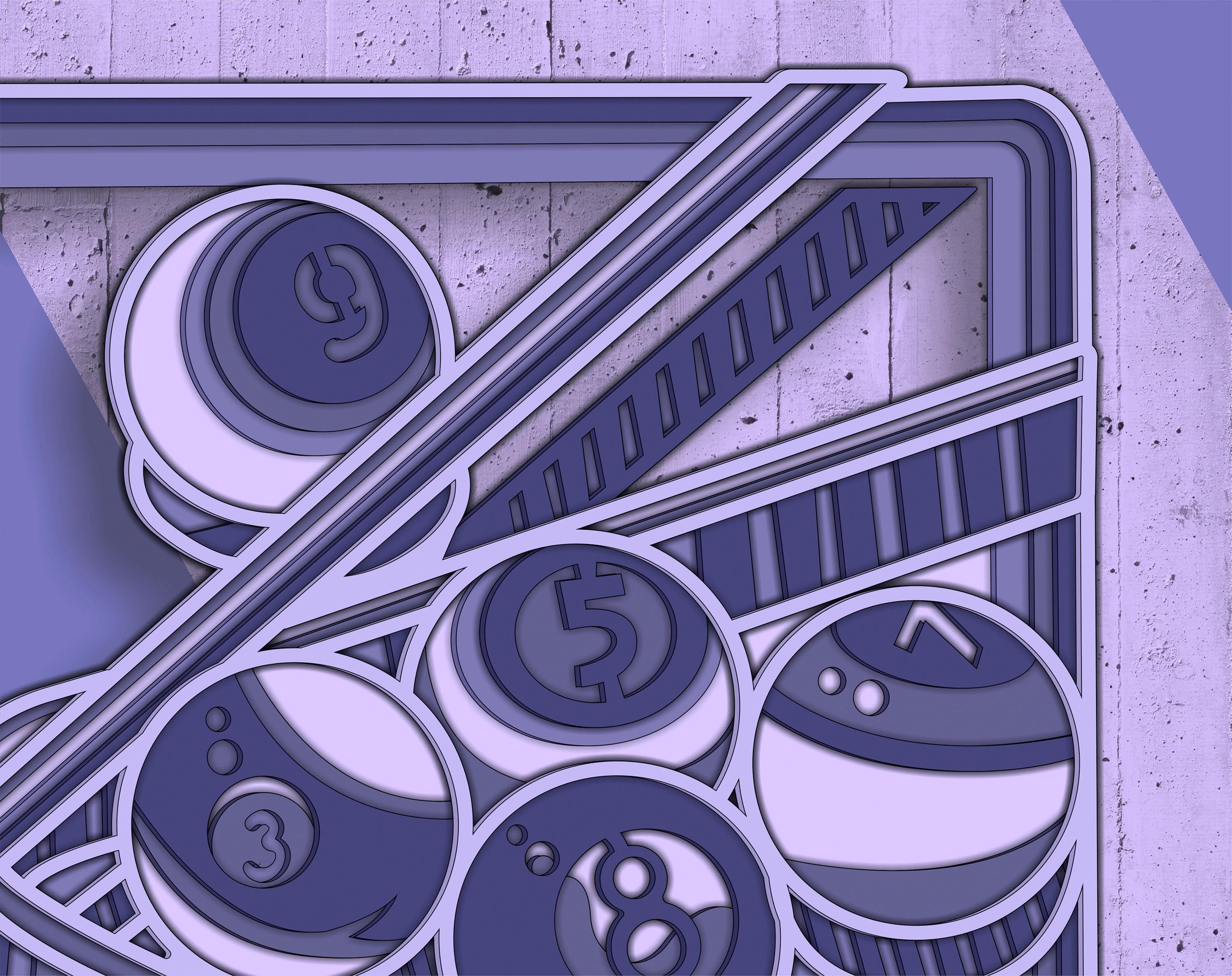 Billiards 3D Layered SVG for Cutting Machines, Laser Ready Files, Pool ...