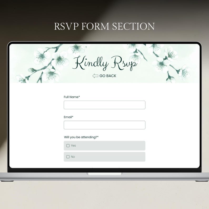 Old Money Wedding Website Template With RSVP: Vintage Canva Digital ...