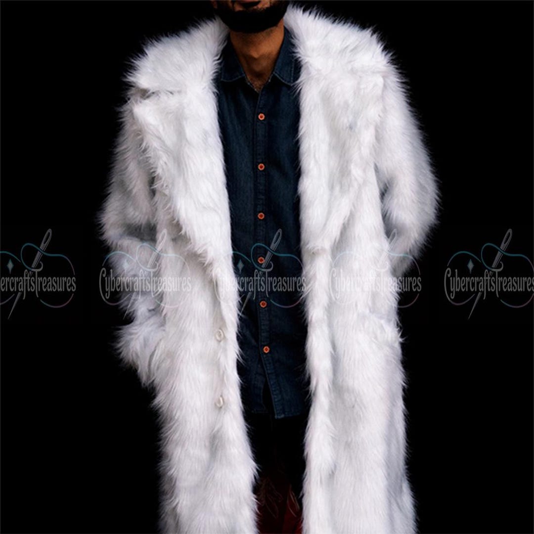 Handmade Ken White Faux Fur Coat: Ryan Barbie Cosplay Costume - Etsy