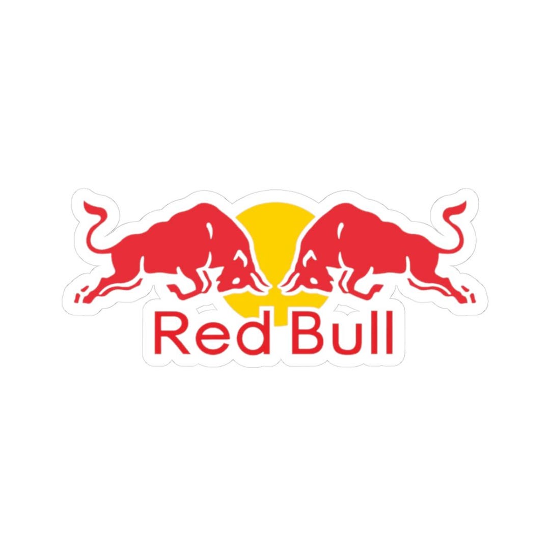 Red Bull Logo Sticker | Kiss-cut Sticker - Etsy