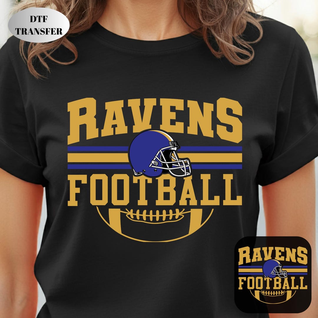 Baltimore Ravens Dtf Transfer, Football Helmet Ready to Press, Poe ...