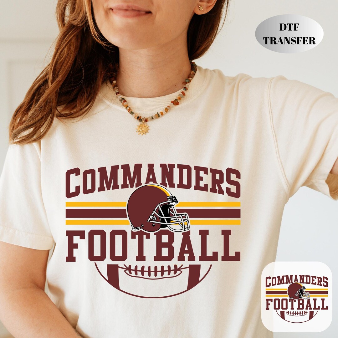 Washington Commanders Dtf Transfer, Football Helmet Ready to Press ...