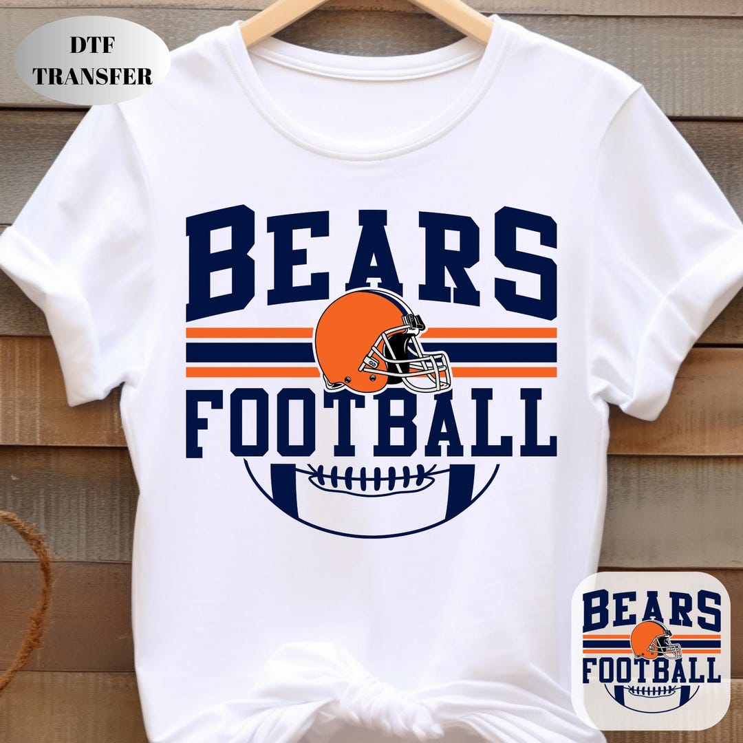Chicago Bears Dtf Transfer, Football Helmet Ready to Press, Staley Da ...