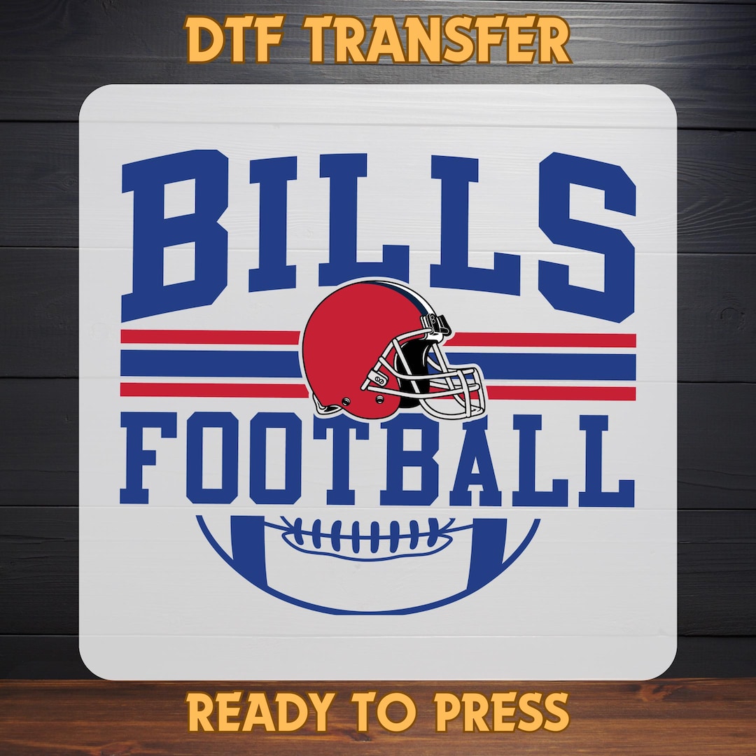 Buffalo Bills Dtf Transfer, Football Helmet Ready to Press, Billy ...