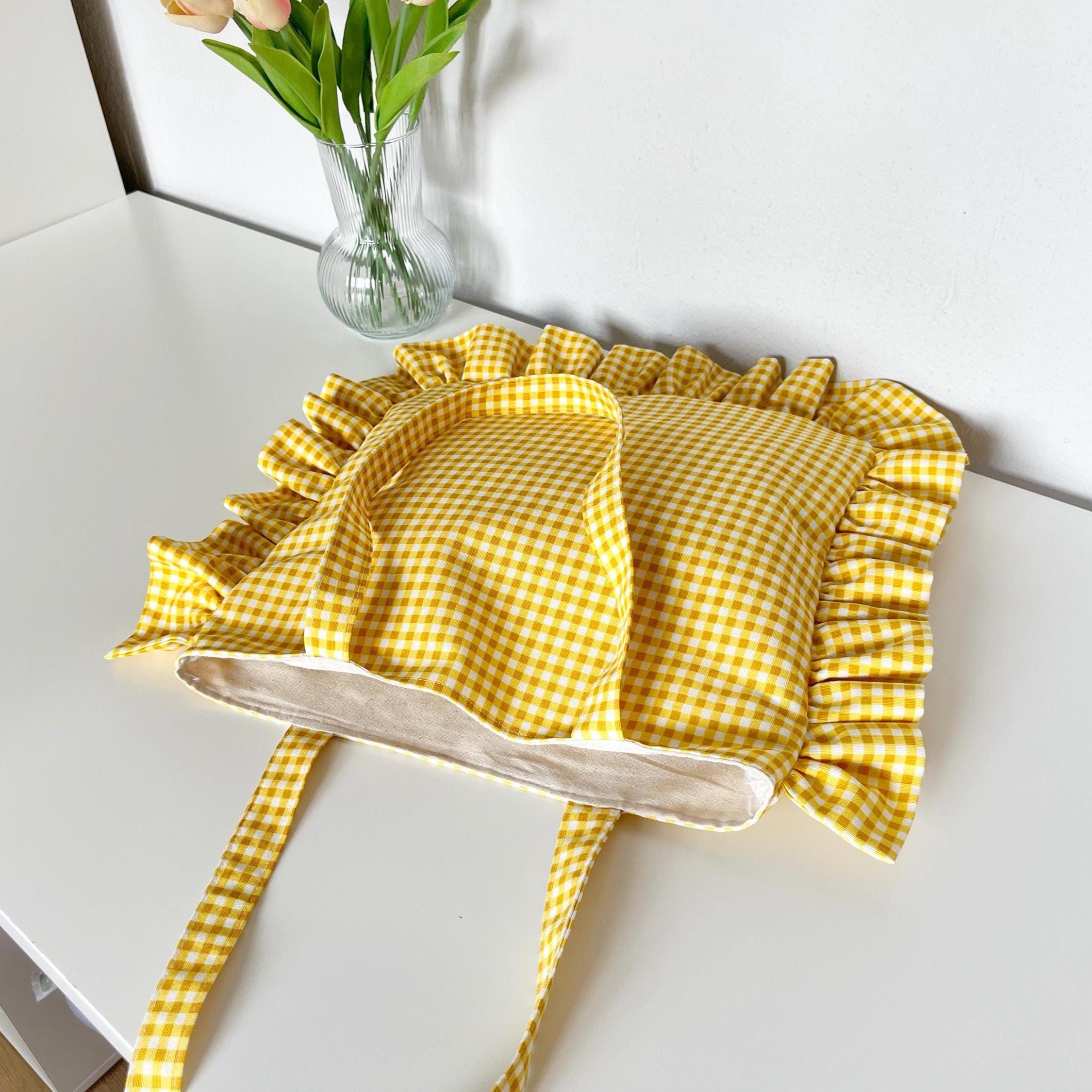 Ruffle Tote Bag Sewing Pattern: DIY Shoulder Bag With Video Tutorial ...