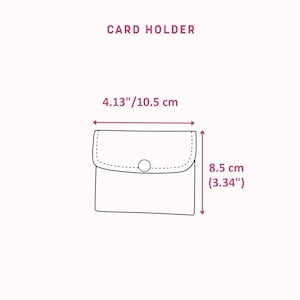 Card Holder Sewing Pattern, Video Tutorial + PDF Download, Beginner ...