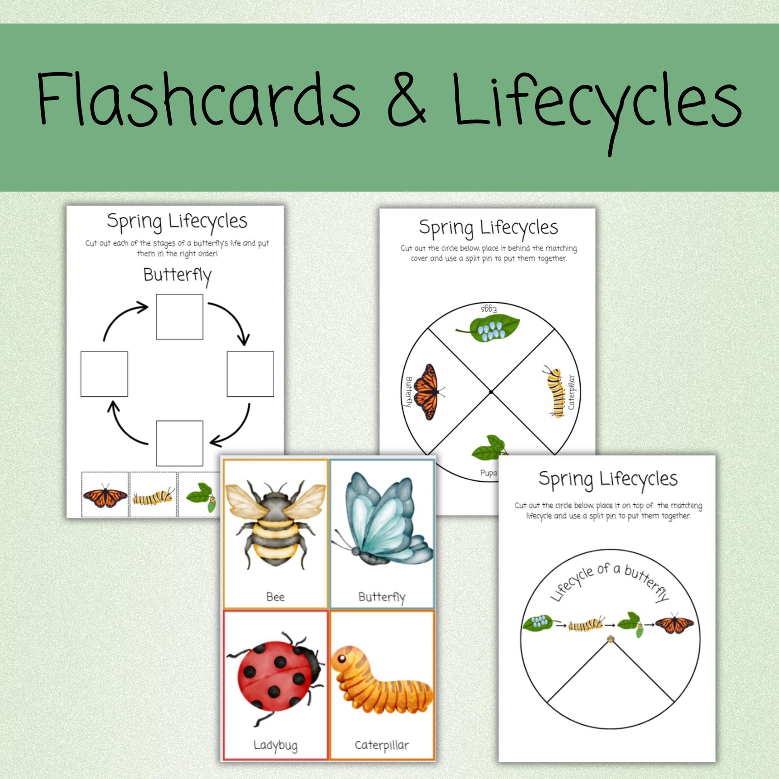 Spring Preschool Worksheets | Alphabet Tracing, Counting, Fine Motor ...