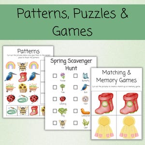 Spring Preschool Worksheets | Alphabet Tracing, Counting, Fine Motor ...