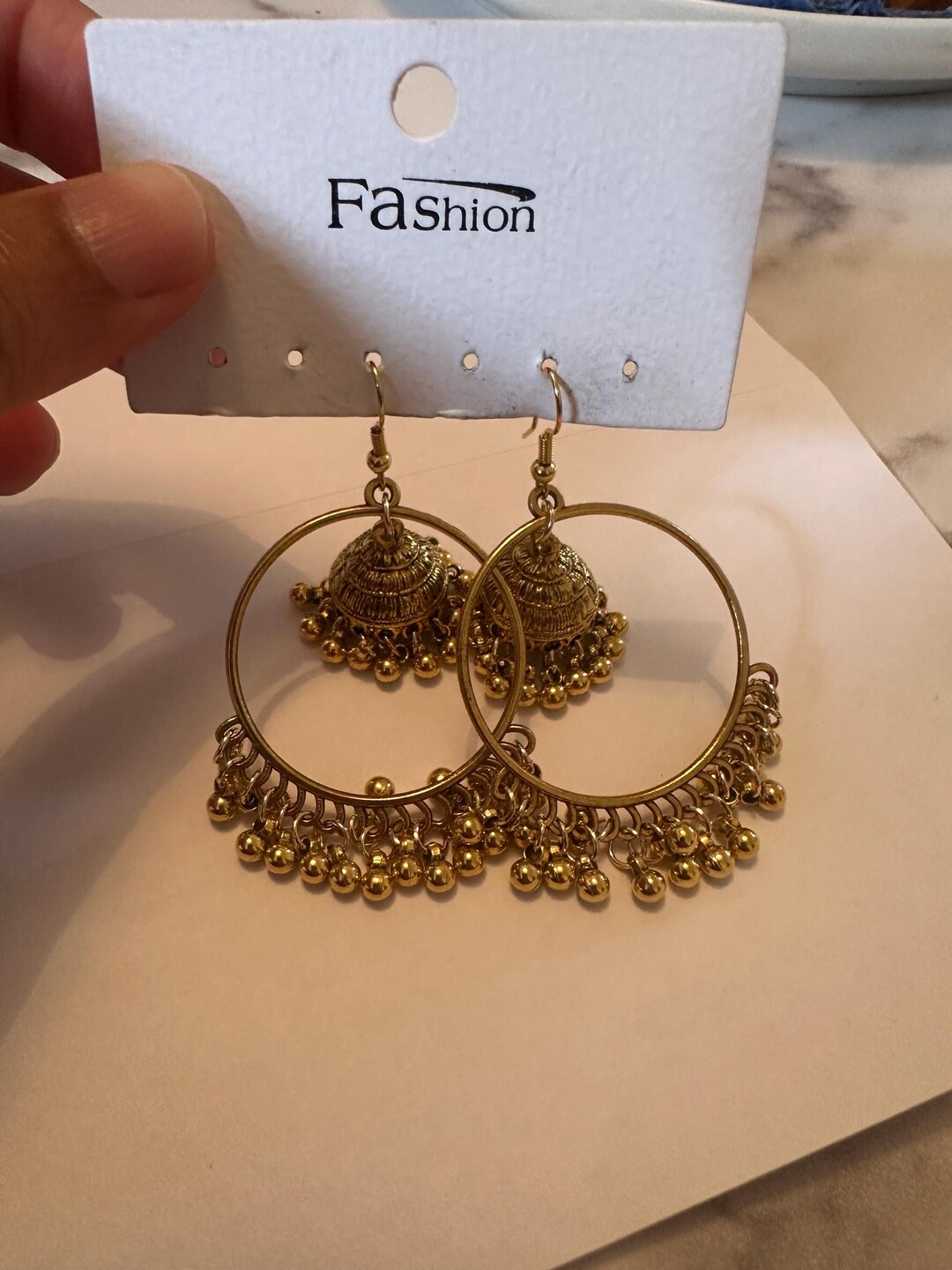 Jhumkay Indian and Pakistani Design Wedding Ceremony Earrings - Etsy