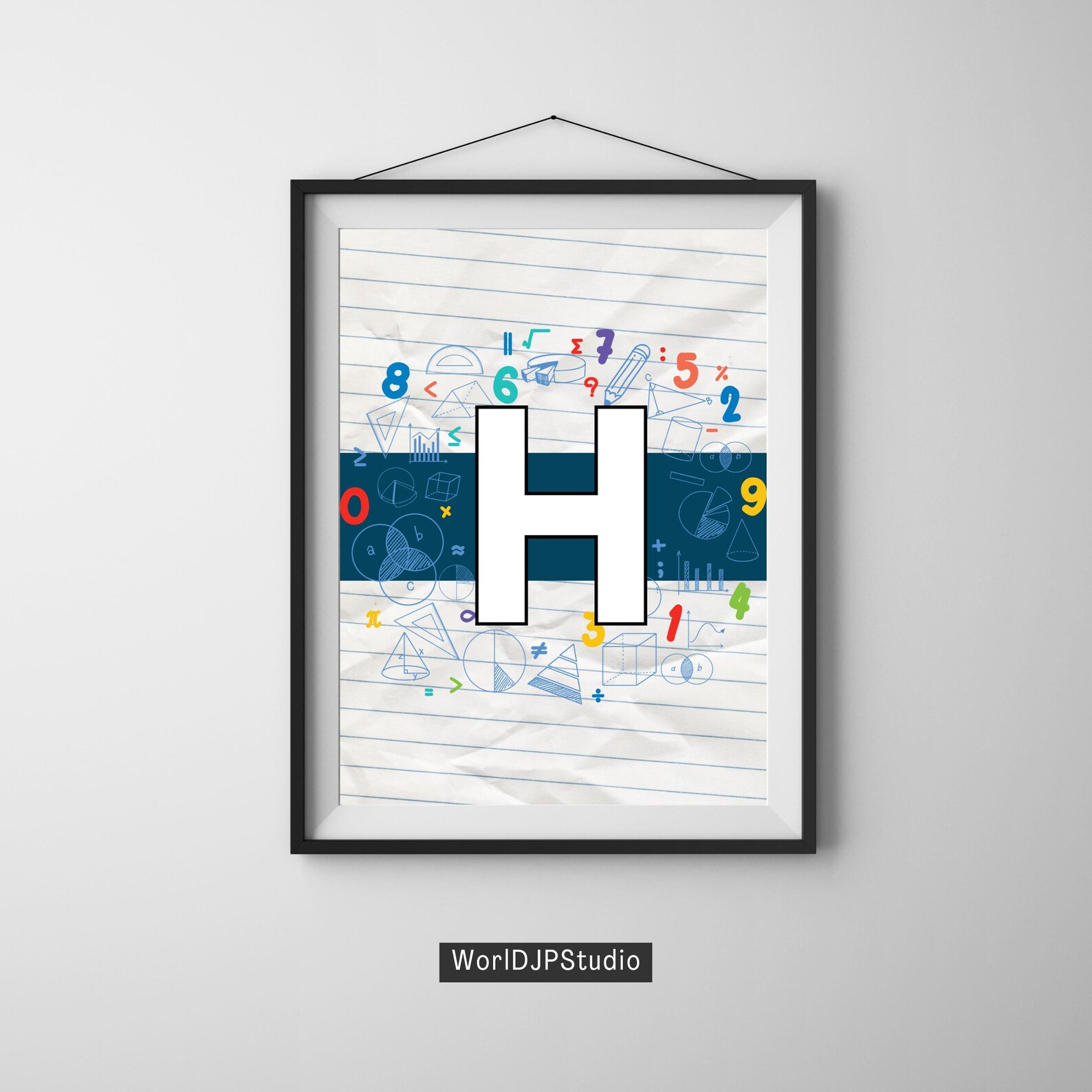 Math Wall Art Printable | Minimalist Math Poster, Educational Classroom ...