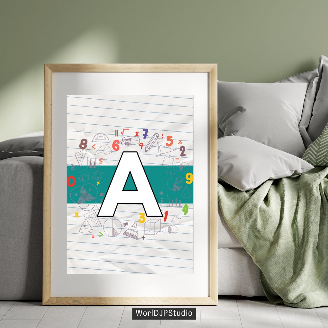 Math Wall Art Printable | Minimalist Math Poster, Educational Classroom ...