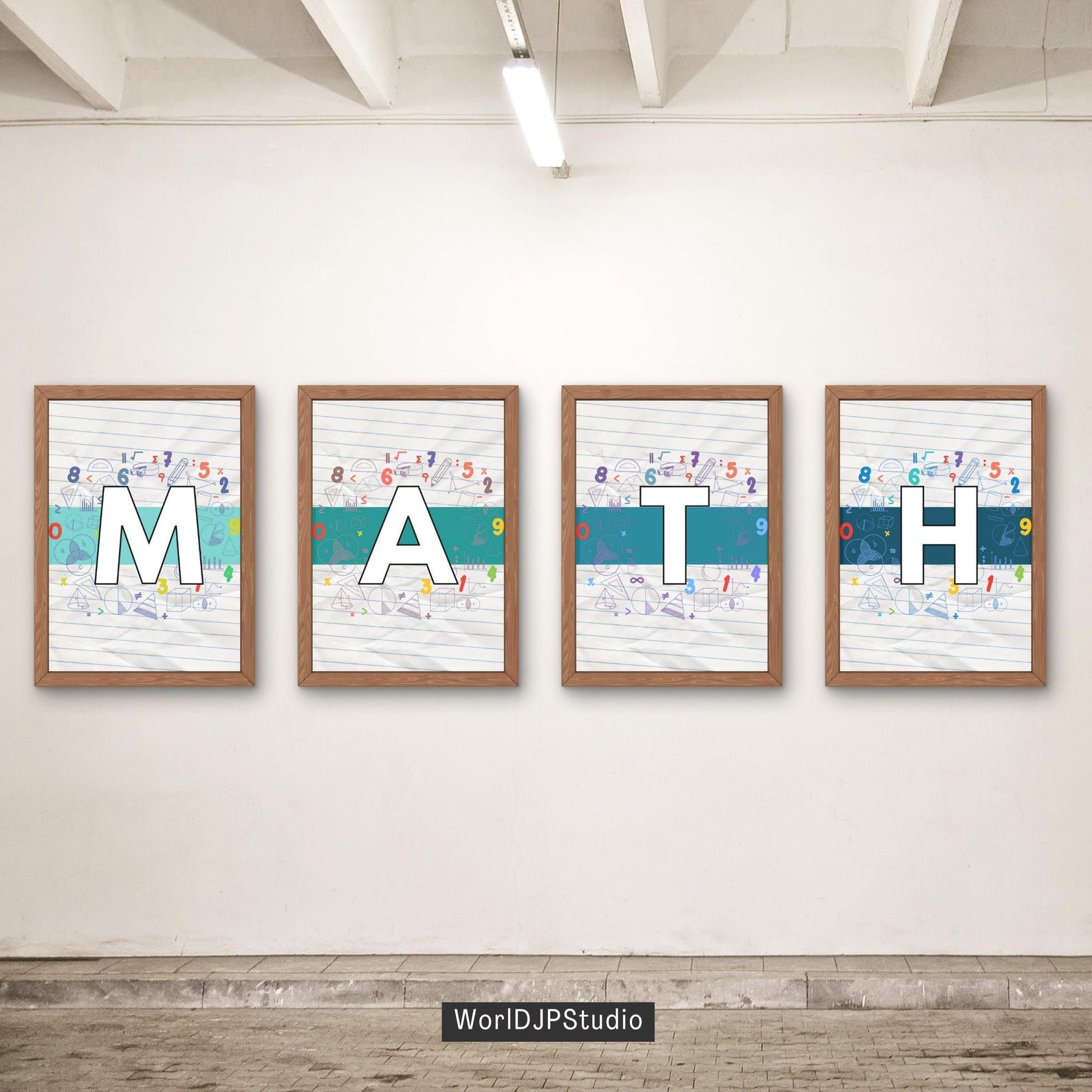 Math Wall Art Printable | Minimalist Math Poster, Educational Classroom ...