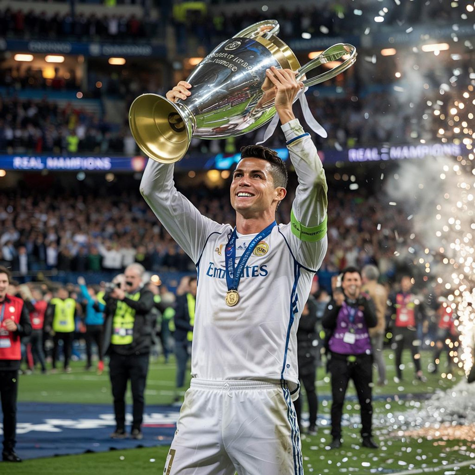 One off Unique Digital Download. Cristiano Ronaldo Lifting the ...