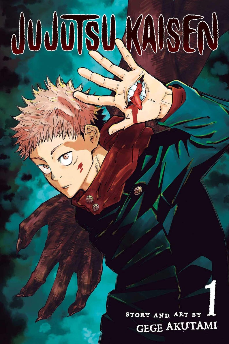 Jujutsu Kaisen Manga, Volumes 0-30, Chapters 1-271 - Etsy