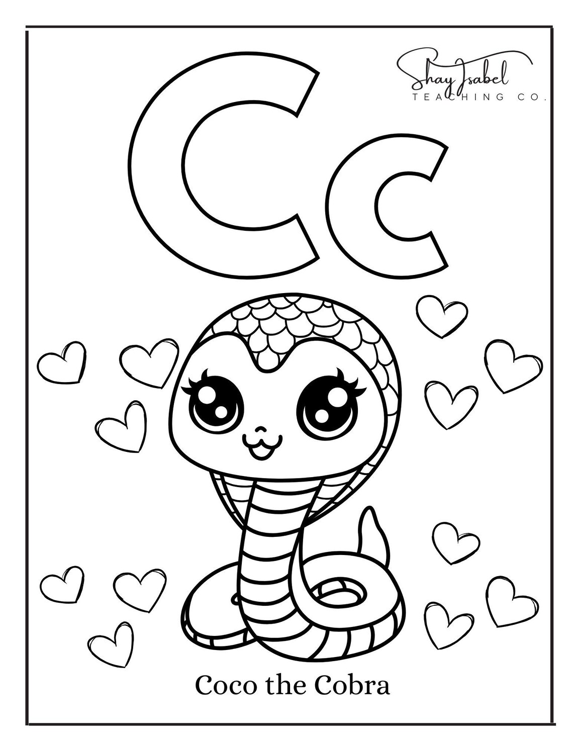 Animal Coloring Sheet - Etsy