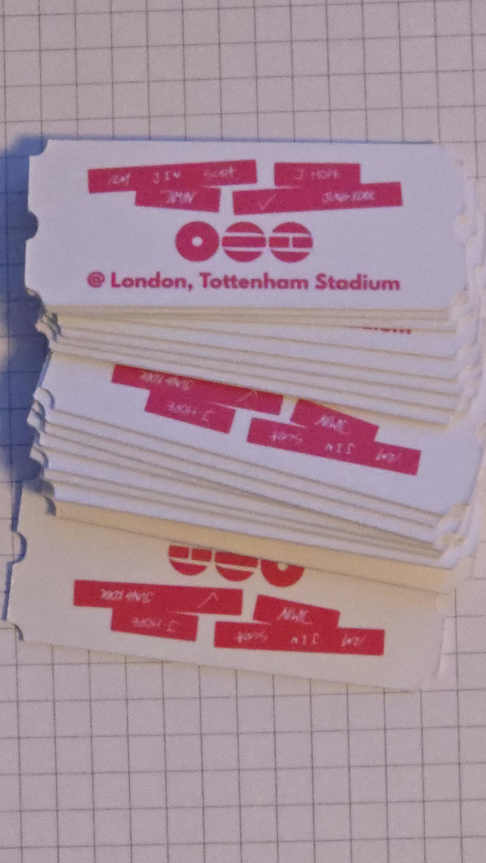 Fan Made - Bangtan Boys Custom Mini Concert Ticket Freebies - Bulk K ...