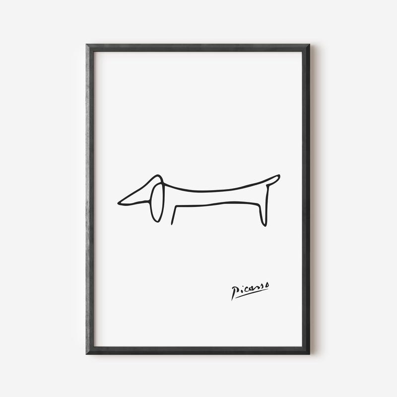 Picasso Prints Dog - Etsy