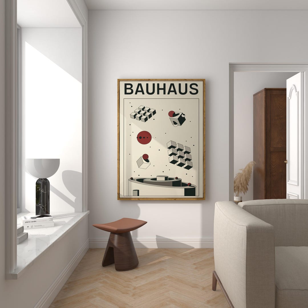 Bauhaus Poster, Exhibition Poster, Bauhaus Print, Bauhaus Wall Art ...