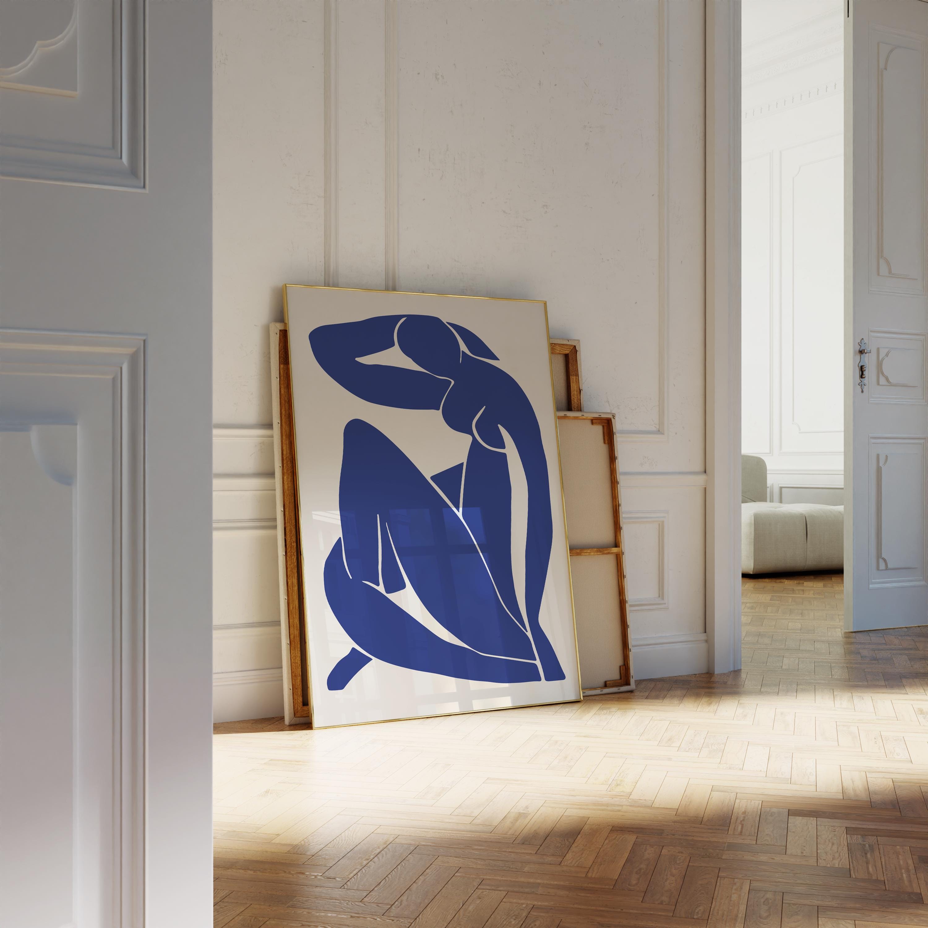 Henri Matisse Nu Blue Print: Minimalist Scandinavian Wall Art (digital ...