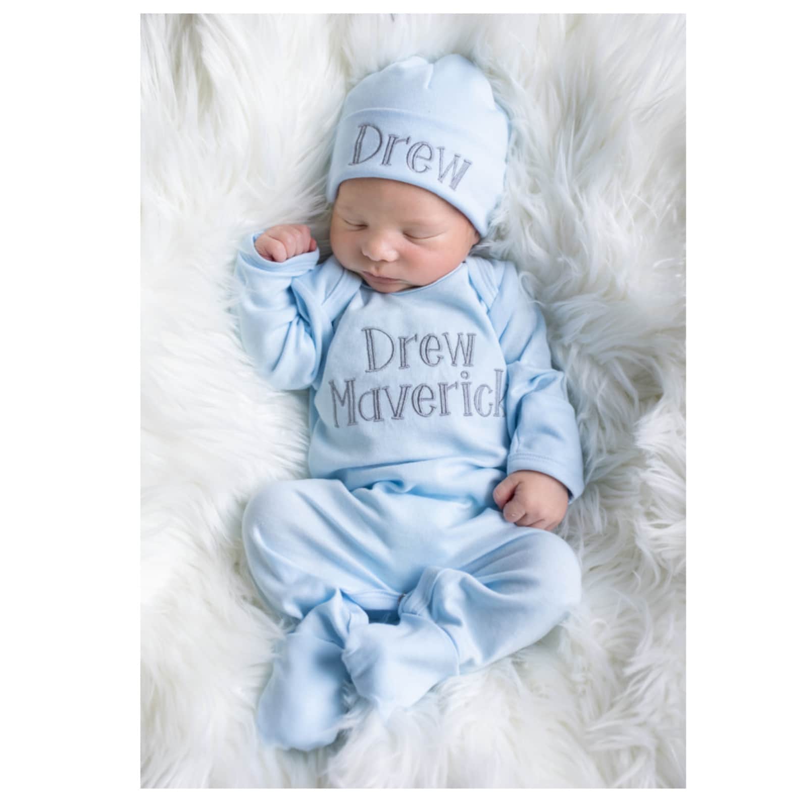 Baby Boy Coming Home Outfit Personalized Baby Outfit Gift for Baby Boy ...