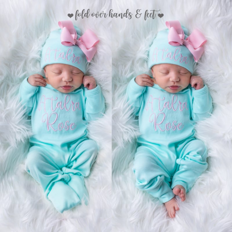 Personalized Newborn Outfit - Etsy