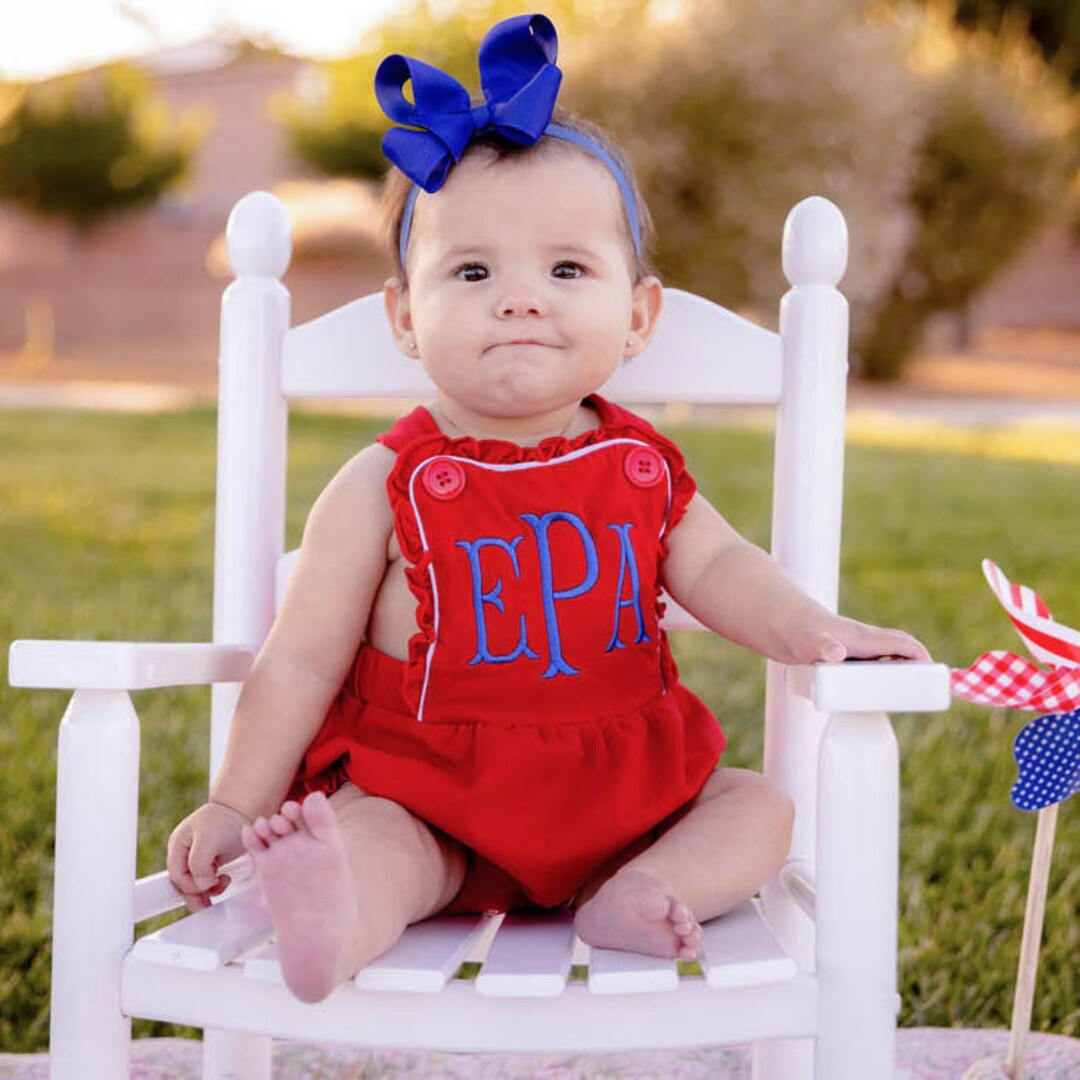 Baby Girl Clothes, Baby Girl 4th of July Outfit, Baby Girl Independence ...