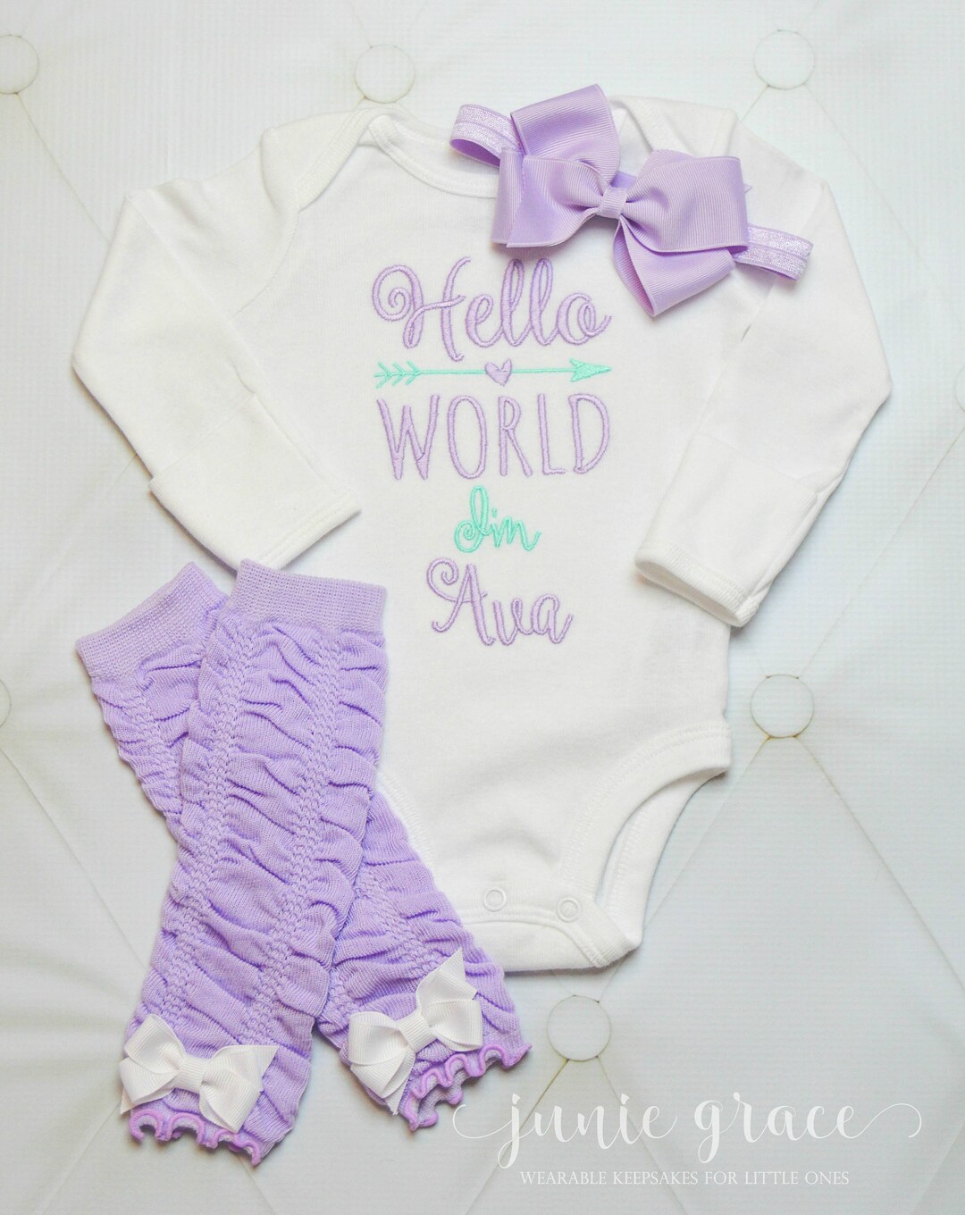 Baby Girl Clothes Baby Girl Coming Home Outfit Newborn Girl Outfit ...