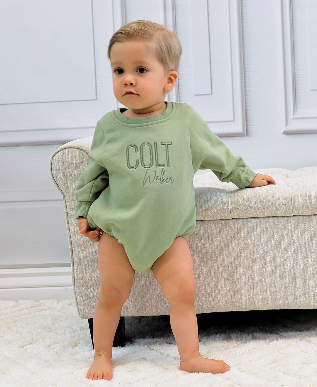 Baby Sweatshirt Baby Bubble Sweatshirt Personalized Baby Sweatshirt ...