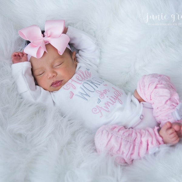 Baby Girl Coming Home Outfit - Etsy