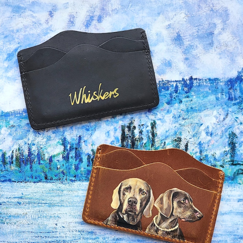 Cartera pintada a mano - Etsy España