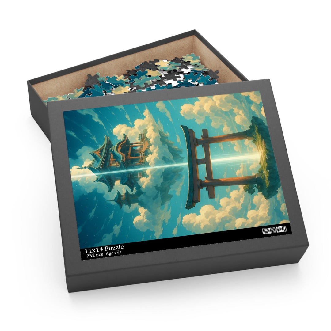 Serene Reflection Puzzle, Tranquil Art Puzzle, 120/252/500-piece Puzzle ...
