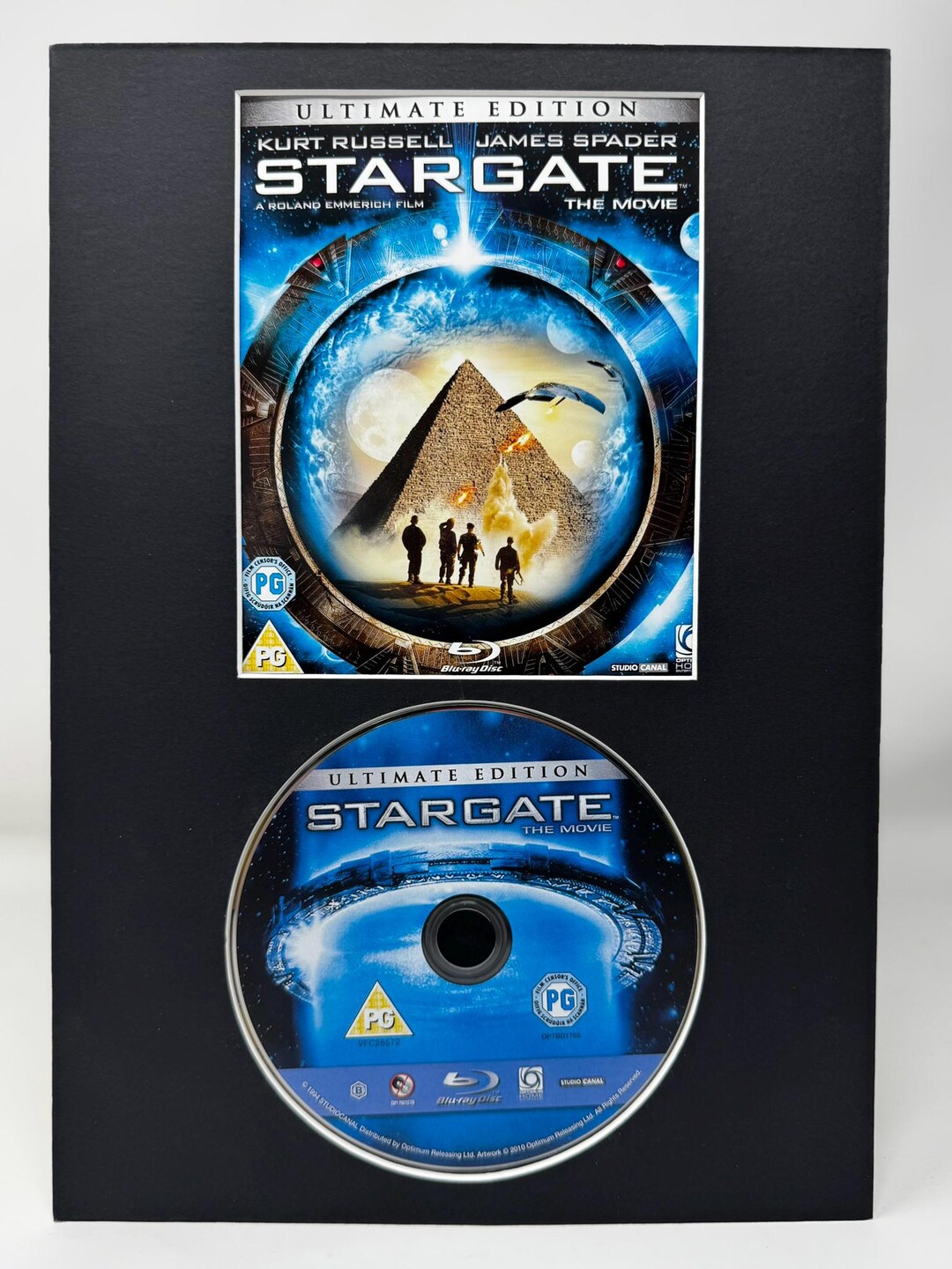 Stargate | Retro Mounted Blu Ray Wall Display | Frame Not Included | - Etsy
