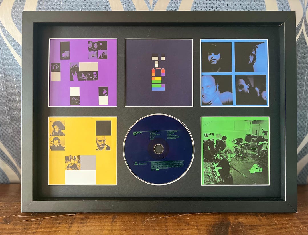 Coldplay | X&Y | Retro Mounted CD Wall Display | Frame Not Included ...