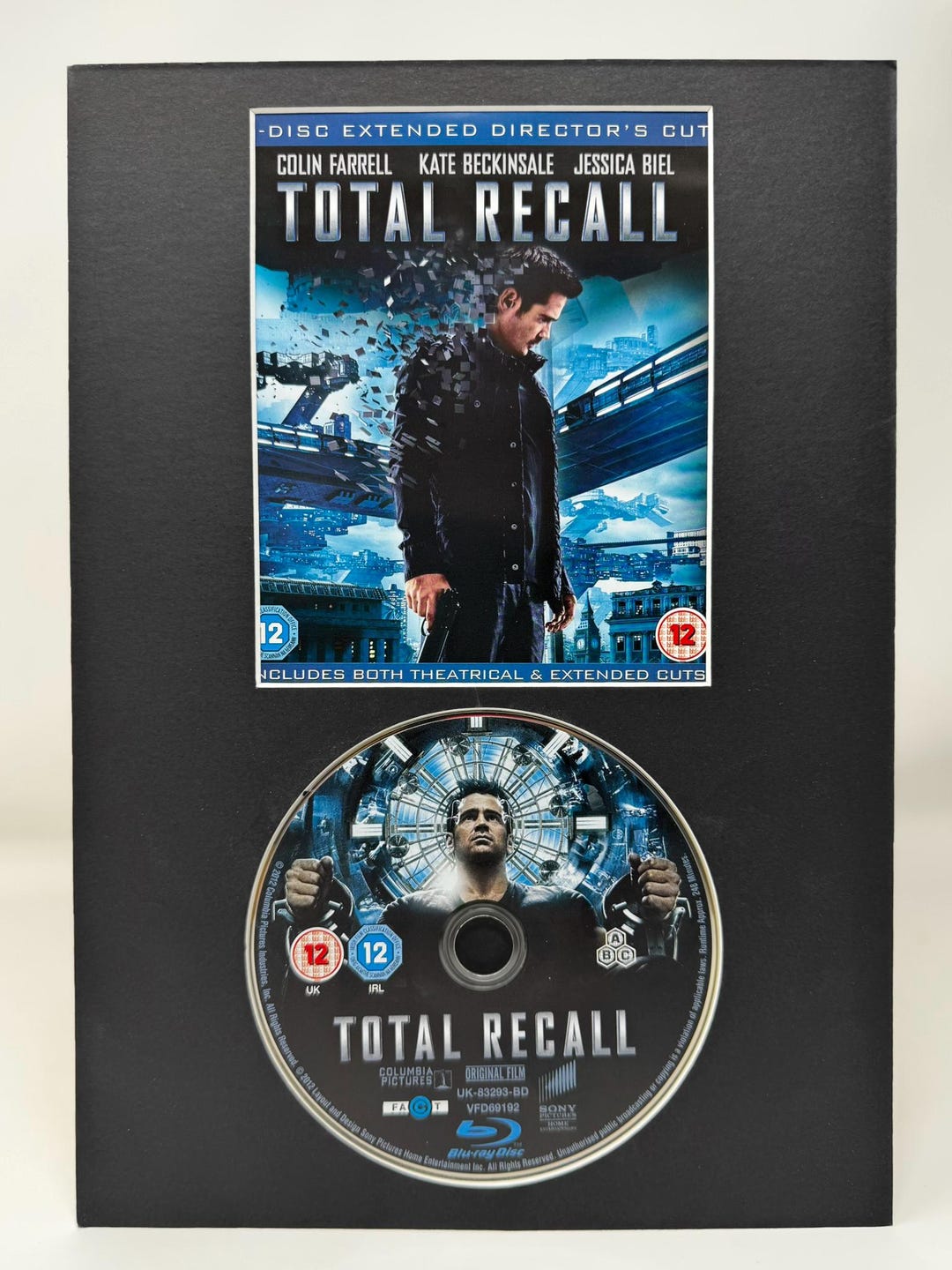Total Recall | Retro Mounted Blu Ray Wall Display | Frame Not Included ...
