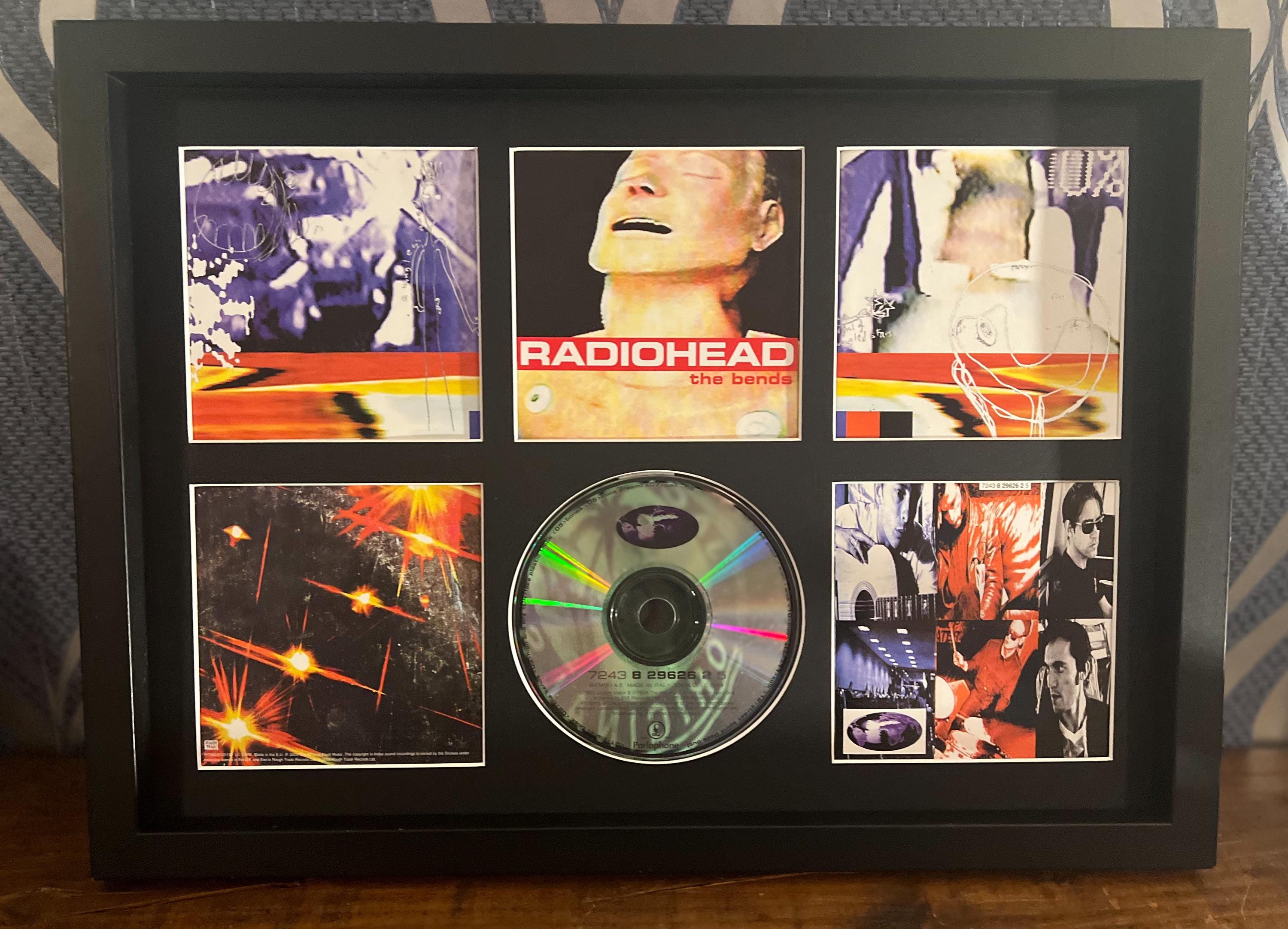 Radiohead | the Bends | Retro Mounted CD Wall Display | Frame Not ...