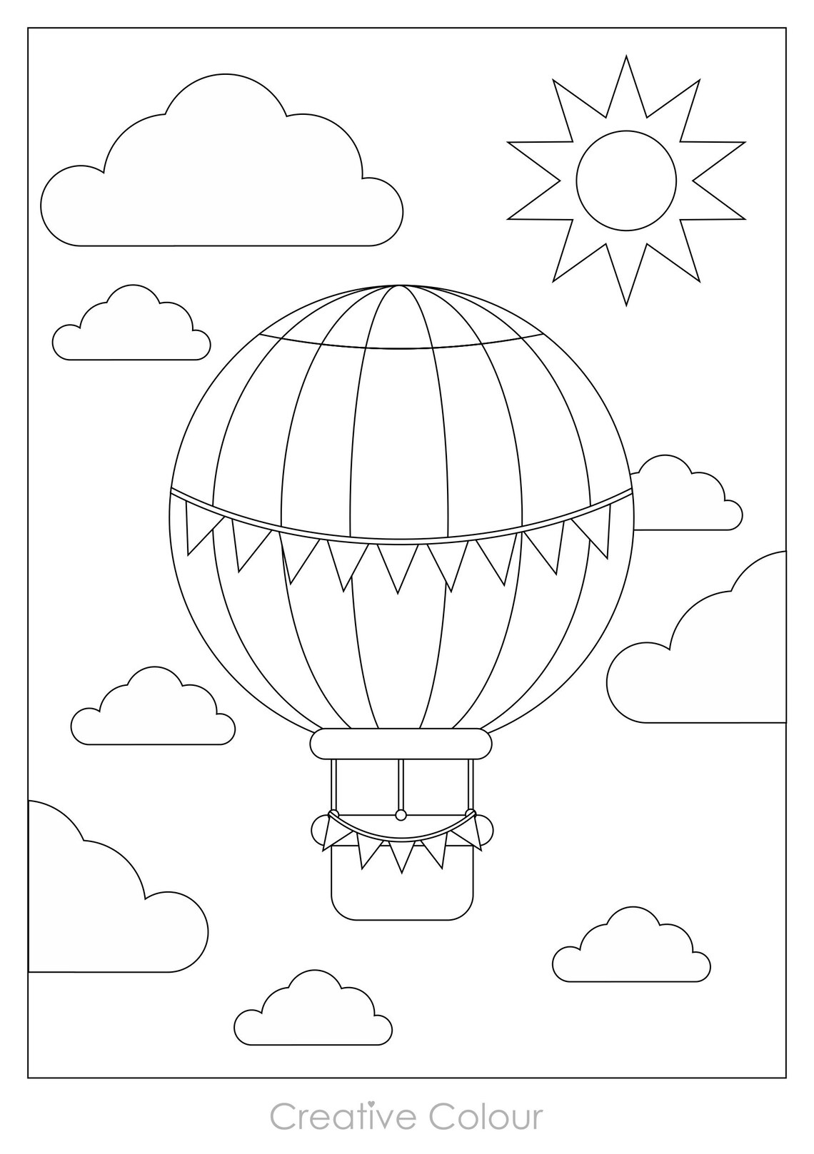 Coloring Pages for Kids up to 12 Years. Digital Coloring Pages. Print ...
