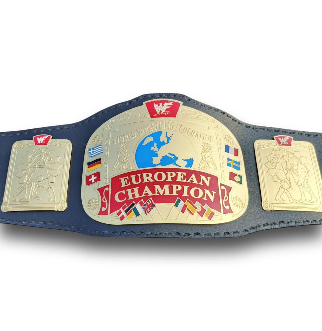 Gangsta Belt European Wrestling Belt Championship Belt, Title Belt 2mm ...