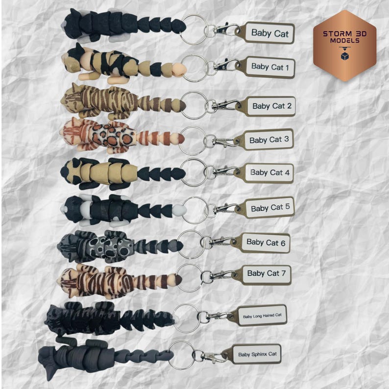 Pawfect Pets Cheetah, 3D Printed Pet Keychain – Can Be Personalized ...
