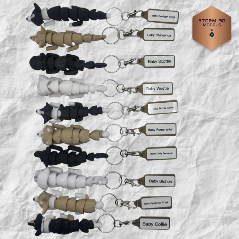 Pawfect Pets Cheetah, 3D Printed Pet Keychain – Can Be Personalized ...