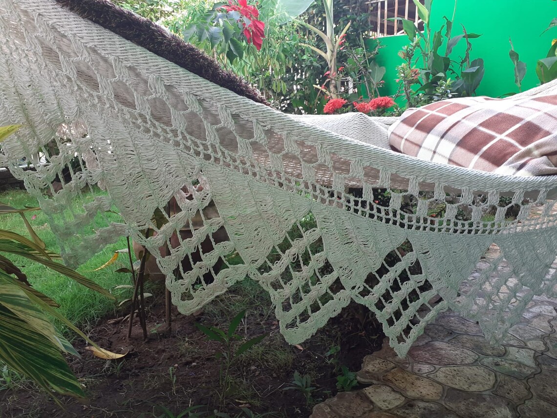 Family White Fringe Triangular | Etsy