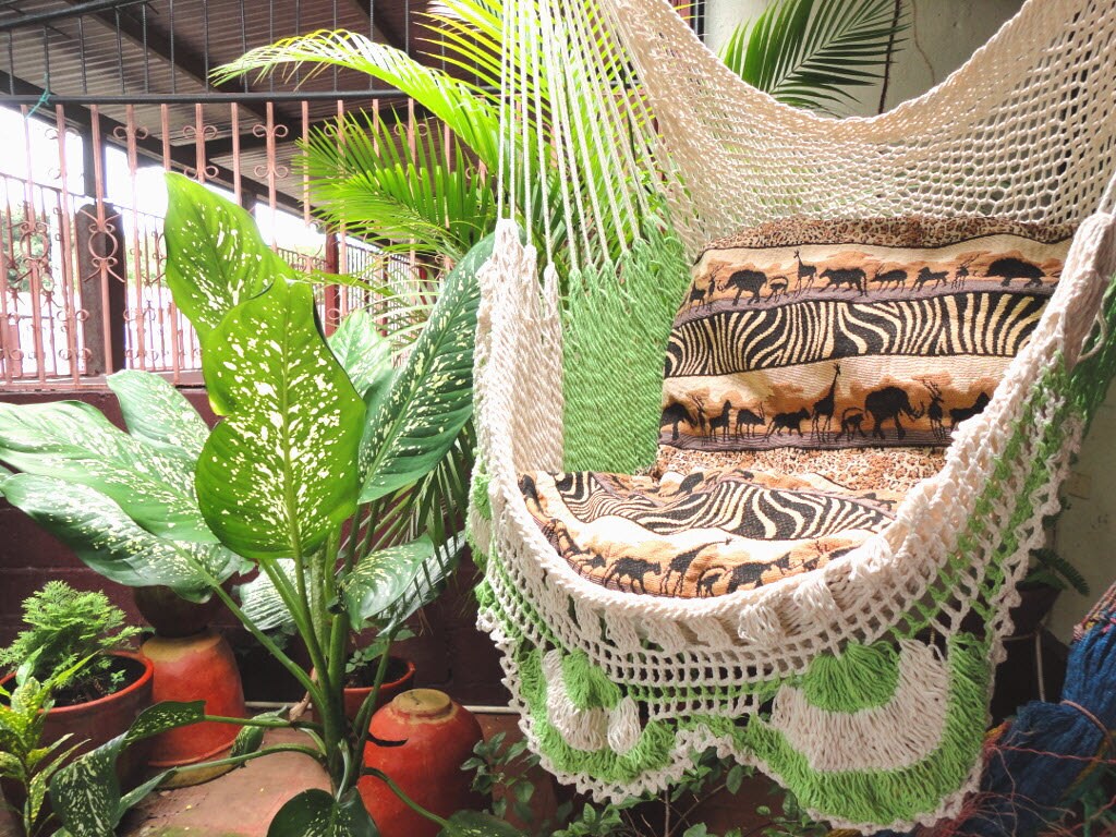 Beige Light Green Sitting Hammock Hanging Chair Simple | Etsy