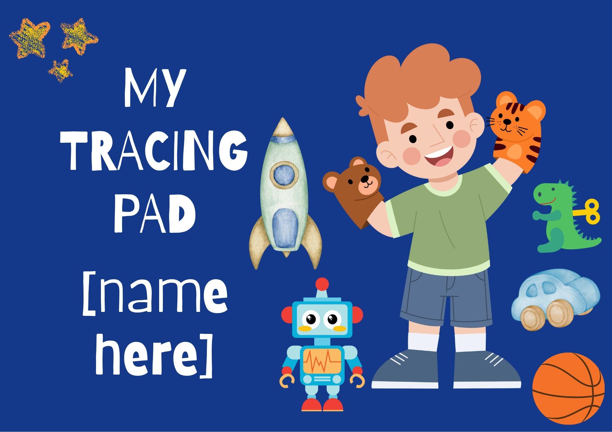 Tracing Pad for Kids | Personalized - Etsy